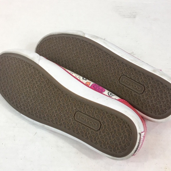 Coach | Shoes | Coach Pink Poppy Barrett Sneakers Size 6b | Poshmark